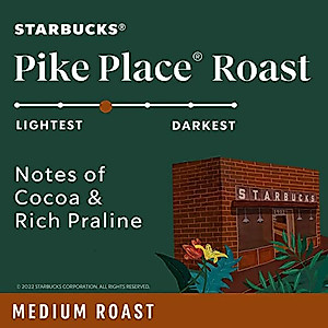 Starbucks Ground Coffee Variety Pack—Dark, Medium, Starbucks Blonde Roast—100% Arabica—10 Packets (2.5 oz each)