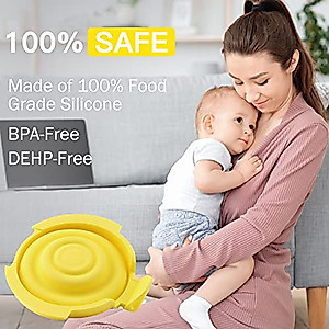 Membrane Compatible with Medela Pump Parts, BPA Free Silicone Membranes Compatible with Pump in Style MaxFlow, Swing Maxi, Freestyle Flex Breast Pumps, Breast Pump Connector Replacement Parts
