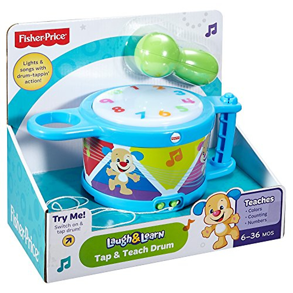 Fisher-Price Laugh & Learn Tap & Teach Drum