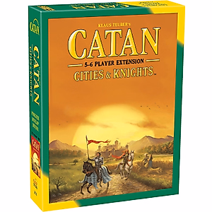 CATAN Cities & Knights Board Game 5-6 Player EXTENSION | Strategy Game | Adventure Game | Family Game for Adults and Kids | Ages 12+ | 2-6 Players | Avg. Playtime 60-90 Minutes | Made by CATAN Studio