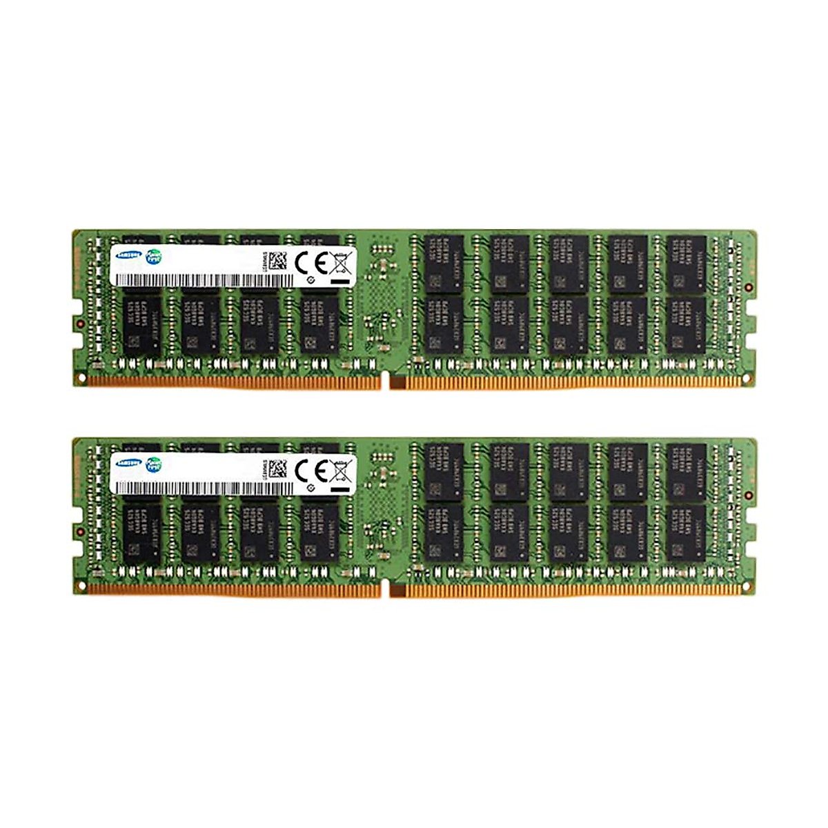 Samsung Memory Bundle with 64GB (2 x 32GB) DDR4 PC4-21300 2666MHz RDIMM (2 x M393A4K40CB2-CTD) Registered Server Memory