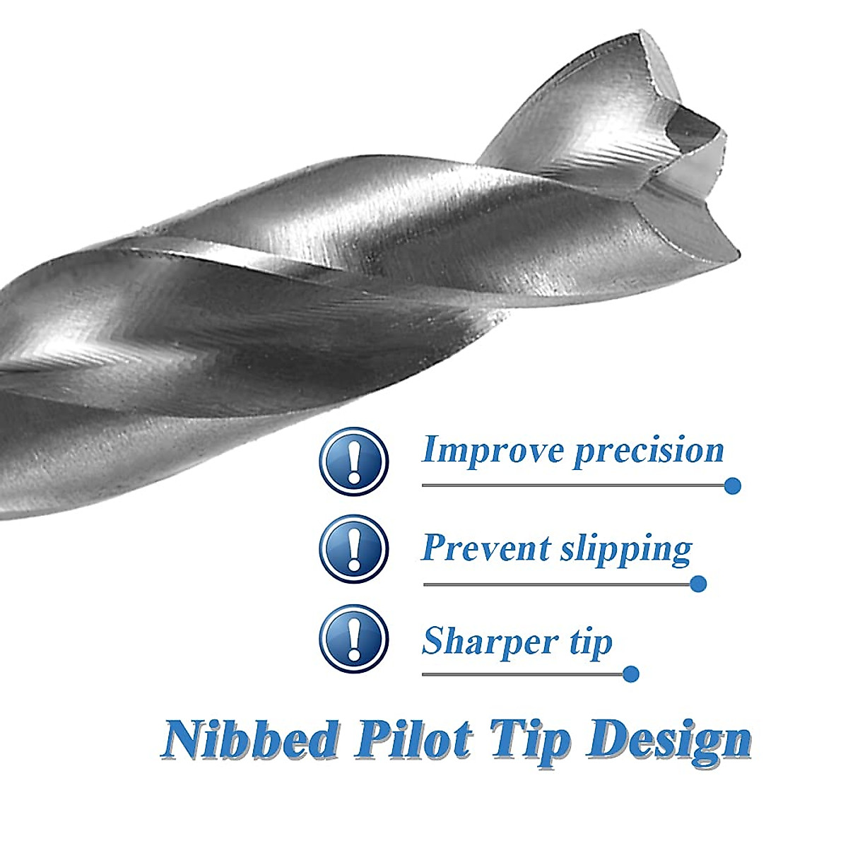 Mesee 2 Pieces HSS Spot Weld Drill Bit Set, High Speed Steel Cobalt Spot Welding Remover Tool Drill Bits Panels Separated Spotting Welder Cobalt Tips Cutter - 6mm, 8mm(1/4'', 5/16'')