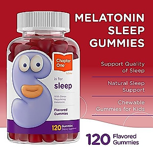 Zahler - Chapter One Sleep Melatonin Gummies for Kids & Adults (120 Flavored Gummies) - 2.5 mg Melatonin Gummy - Kids Melatonin Kosher Sleep Gummies - Natural Kids Melatonin Gummy for Sleeping