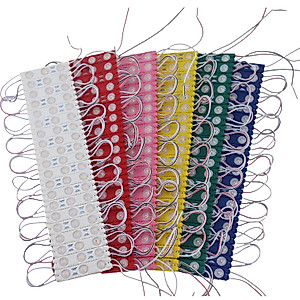 Rextin Super bright 200pcs 2835 3 LED Module White Waterproof Decorative Light for Letter Sign Advertising Signs with Tape Adhesive Backside 3 Years Warranty