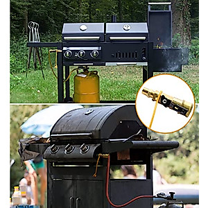 Propane Quick Connect Fittings, 7pcs/14pcs 1/4" RV Propane Quick Connect Fittings Adapter with 3/8" Flare x 1/4" NPT Male Pipe Half-Union Fitting 1/4" Male NPT 1/4" Female NPT