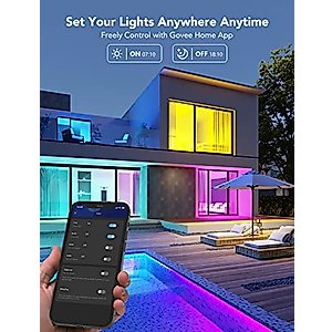 Govee Smart A19 LED Light Bulbs, 1000LM RGBWW Dimmable, Wi-Fi & Bluetooth Color Changing Light Bulbs, Works with Alexa & Google Assistant No Hub Required, 75W Equivalent Smart Bulbs, 2 Pack
