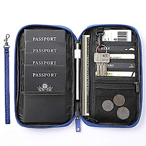 VanFn Passport Wallets and Cosmetic Bags, Makeup Bag Cosmetic Bag for Women Cosmetic Travel Makeup Bag Large Travel Toiletry Bag for Girls Make Up Bag Brush Bags Toiletry Bag
