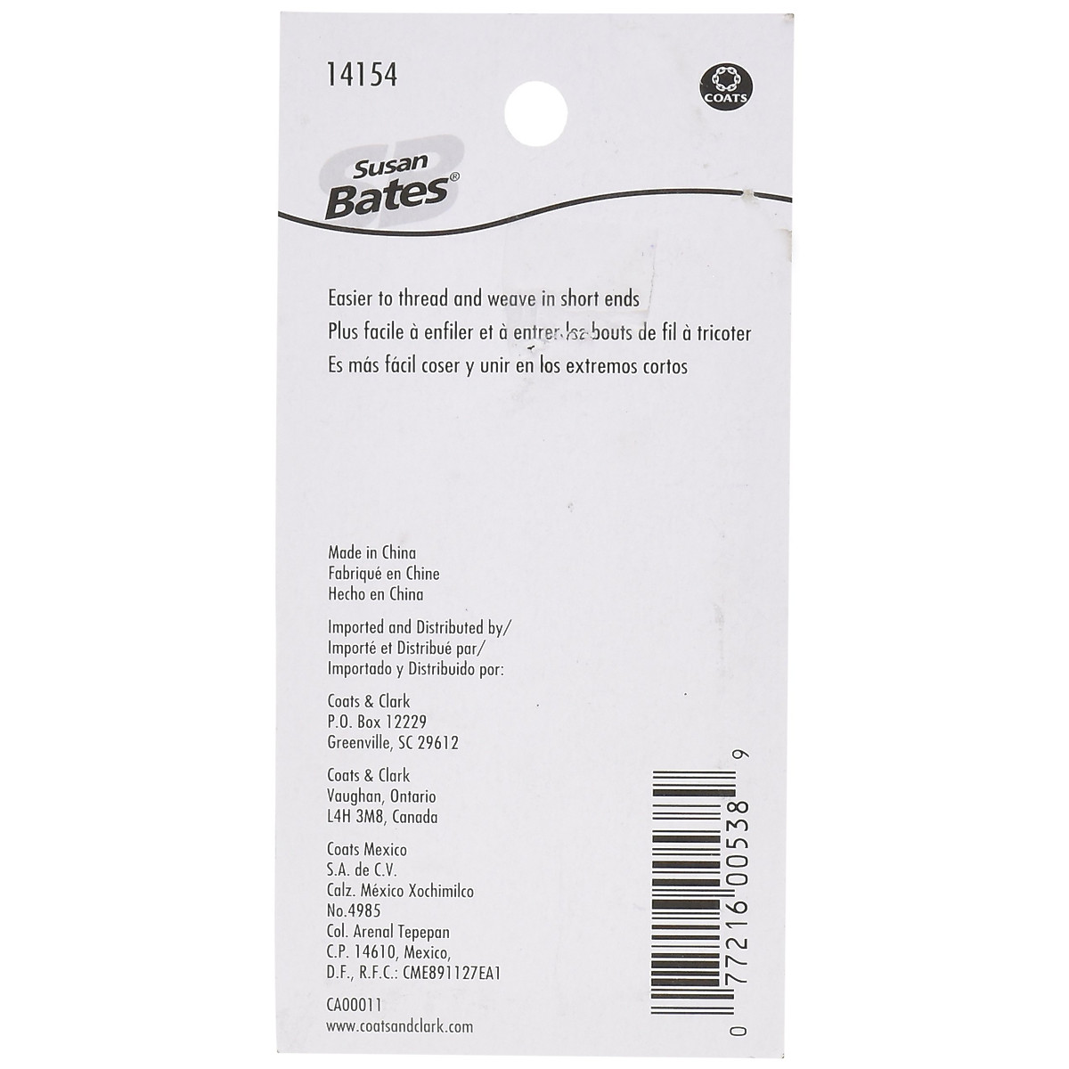 Susan Bates 14154 Finishing Value Pack Knitting Needle, Assorted