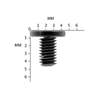 12x Replacement XPS 15 9560 Battery Mounting Screws M2X4mm Black Replacement Laptop Screw RSL