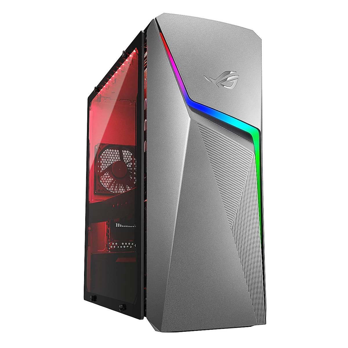 ROG Strix GL10DH Gaming Desktop PC, AMD Ryzen 5 3400G, GeForce GTX 1650, 8GB DDR4 RAM, 512GB PCIe SSD, Wi-Fi 5, Windows 10 Home, GL10DH-PH552 (Renewed)