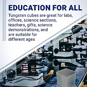 Kilo Tungsten and Magnesium Cube Set (1.5" W Cube and 3.255 Mg Cube)