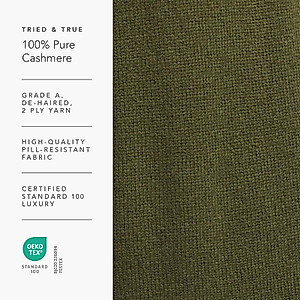 Fishers Finery Men's 100% Pure Cashmere Slouchy Beanie (Cappuccino)