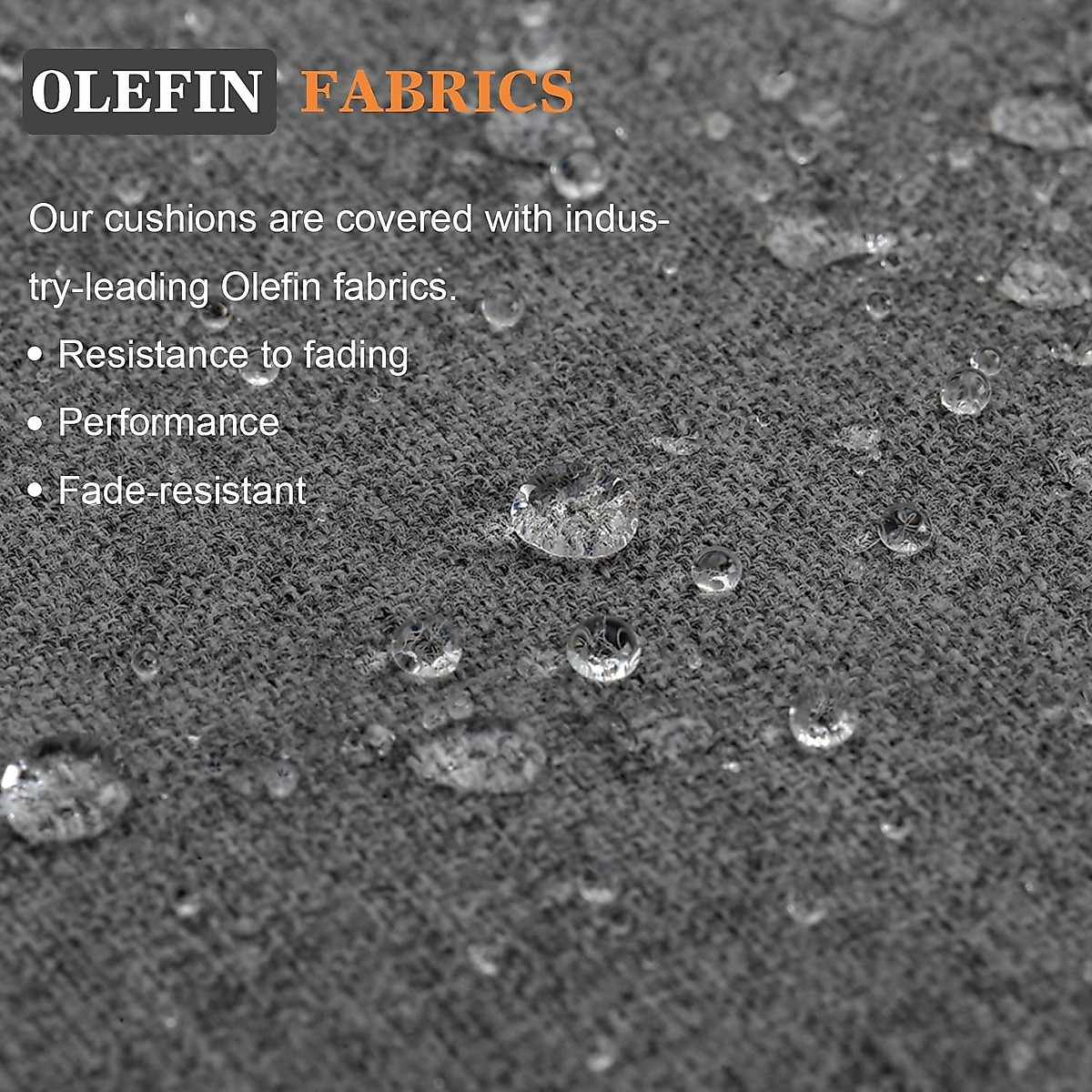 Vakollia Modern Aluminum Outdoor Patio Loveseat 2 seat Sofa with Olefin Cushions