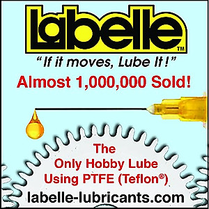 La Belle 3 Lube Pak Labelle PTFE Lubes for All Ages of O/HO Lionel Trains, 1 Seller in Hobby Shops Also MTH, Rail King, Menard's,Replaces Old Service kit, Million Sold Since 1975 (1001)
