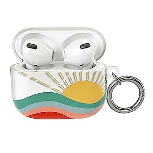 Casely Case Compatible with AirPods 3 | Here Comes The Sun | Cute Colorblock Sunset AirPods Case