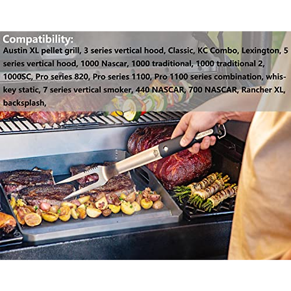 Replacement Meat Probe for Pit Boss Pellet Grill, Compatible with Pit Boss Series Pellet Grill and Smoker, 3.5 mm Plug, 2 Waterproof Temperature Probes…