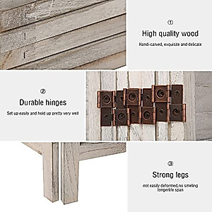 6 Panel ,6FT Wood room divider and Partition Folding Privacy Screens, Double Hinged, Wall for Bedroom Office Bedroom,White