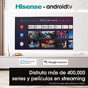 Hisense 40-Inch 40H5500F Class H55 Series Android Smart TV with Voice Remote (2020 Model)