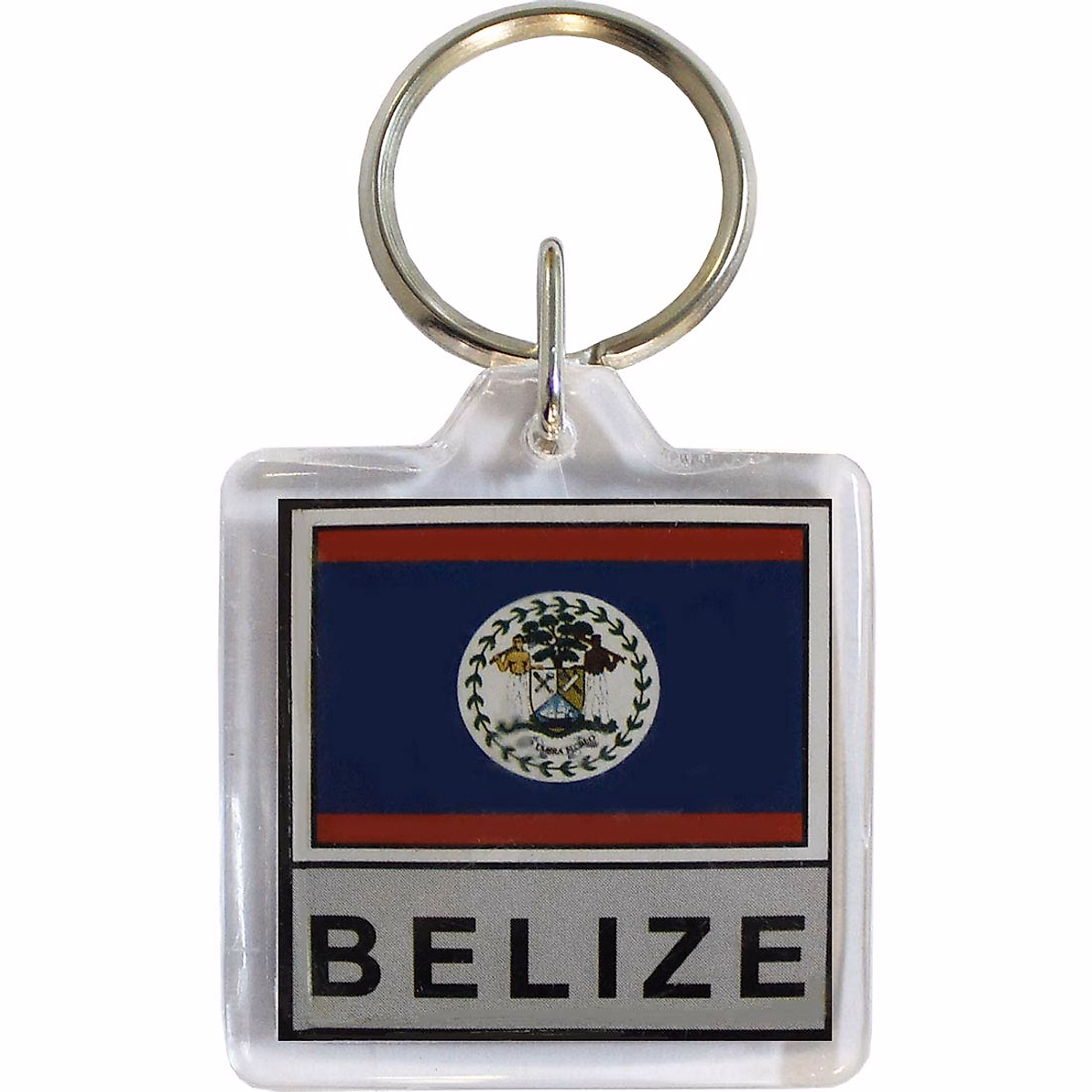 Flagline Belize - Country Lucite Key Ring