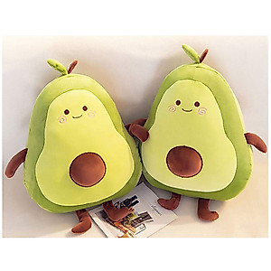 EHOTONG Avocado Plush, Food Pillow Cute Funny Fruit Throw Pillows Stuffed Toy, 17.7''