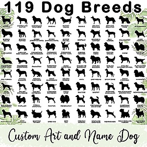 Nazenti Rainbow Bridge Pet Memorial Gifts, Rainbow Bridge Pet Memorial Gifts Suncatcher, Personalized with Name Date Dog Breeds Suncatcher, Pet Memorial Ornament Dog, Best Large Dog Gifts