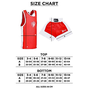 Prime Sports Kids Boxing Uniform Set Top & Shorts 2 Pcs Top and shorts Boxing Clothes for Kids Boys/Girls Satin Fabric For 03 to 14 Years(7-8 Years, Black)