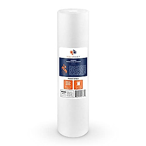 Aquaboon 1 Micron 20" x 4.5" Sediment Water Filter Replacement Cartridge | Whole House Sediment Filtration | Compatible with AP810-2, FPMB-BB5-20, P5-20BB, FP25B, 155358-43, 1 Pack