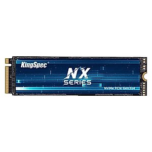 KingSpec 2TB M.2 NVMe SSD, PCIe 4.0 NVMe Gen3 SSD, Gaming SSD, 2280 Internal Solid State Drive,3D NAND Internal Hard Drive (R/W Speeds up to 3500/3200 MB/s) Compatible with Laptop & PC Desktop