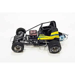 ModelToyCars 2022 Winged Sprint Car, #13 Justin Peck - Acme A1822007-1/18 Scale Diecast Car
