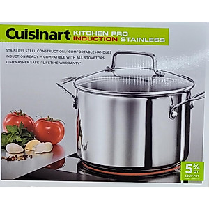 Cuisinart Soup Pot, 5 3/4 Quart, Stainless Steel, 731665-22