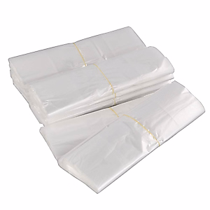 Eagrye Clear Plastic T-Shirt Shopping Bags, Reusable Thank You Bgs (320 Count)