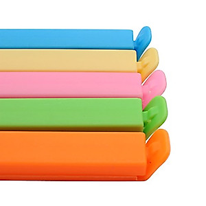 Dianoo 20 PCS Food Sealing Clips For Kitchen 11CM (Random Colors)