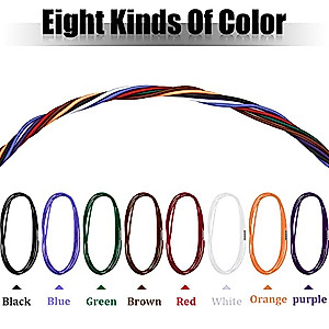 8 Pieces 3.28 Ft trash can bands large Rubber Bands Garbage Can Bag Holder 13-30 Gallon Garbage Can, Colorful Litter Box Band Loop for Trash Can Outdoor, 8 Colors