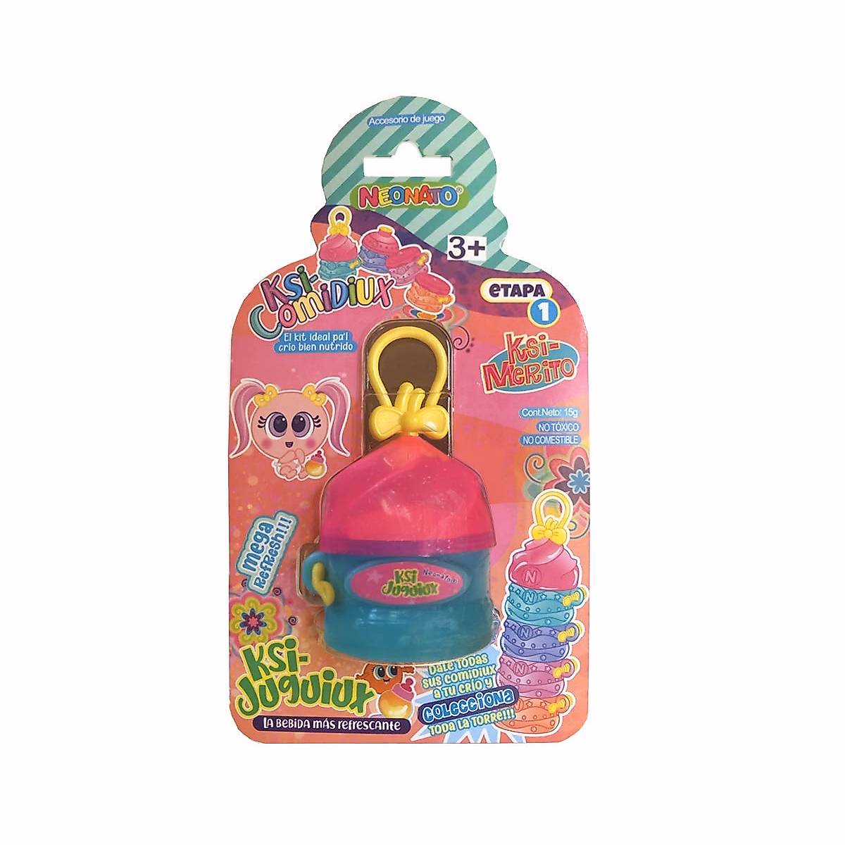 Neonate Baby K-simerito 2 Pack Grow-a-lot Food Milk & Juice Shakey Shake Food Playing Accessory - Edition in Spanish by Distroller