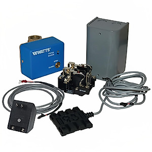 Watts LFWDS-E220 FloodSafe Water Leak Detector & Automatic Shutoff to Electric Water Heater | Flood Prevention for Home or Business, 3/4 Inch