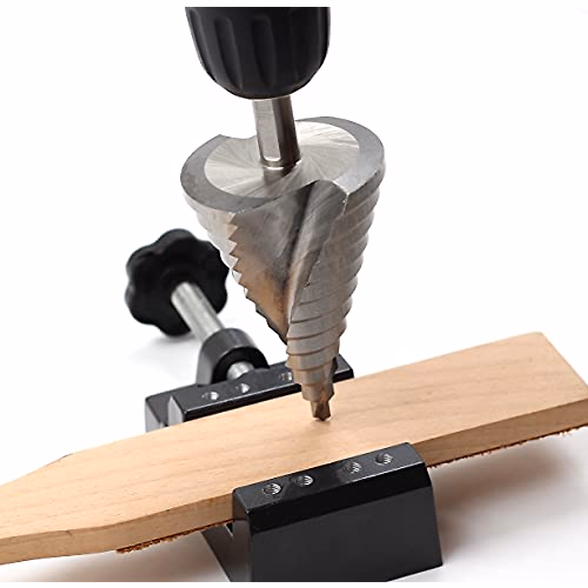 Preamer 6-60mm HSS 4241 Large Spiral Groove Metric Step Drill Set Cone Drill Bit Woodworking Metal Hole Cutter Tool Drilling Bit