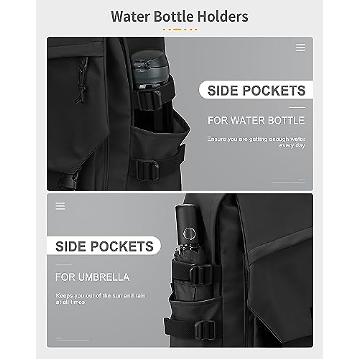 Black Laptop Backpack For Women Men 14 Inch Waterproof College Backpack With Laptop Compartment Aesthetic Backpack Small Backpack Purse For Women Anti Theft Cute Backpack Lightweight Work Backpack