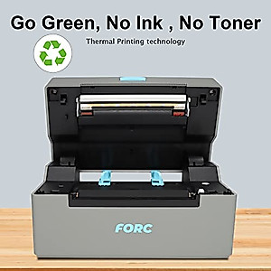 Forc Thermal Label Printer for Shipping Packages, Shipping Label Printer for Small Business, 4x6 Thermal Printer for Shipping Labels from Shipstation, Ebay, UPS, Amazon