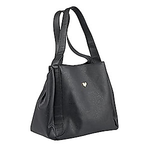 Loulu - Hayden Hobo Handbag - Black