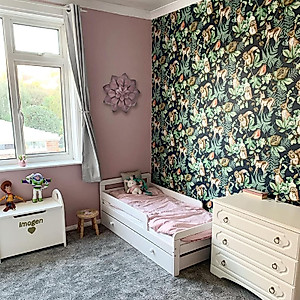 EASICUTI Brown Metal Flower Wall Art Decor Hanging For Indoor Outdoor Home Bathroom Kitchen Dining Room Bedroom Living Room Office Or Wall Sculptures 12 Inch