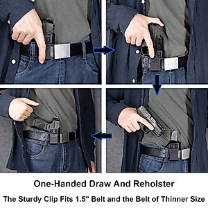 Taurus G2C Holster, G3C Holster Polymer IWB for Concealed Carry | Adj. Cant & Retention Inside Waistband Accessories |Compatible with PT111,Taurus PT140