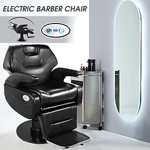 Artist hand Electric Barber Chair, Electric Chair, Lifting Recline Chair, Beauty Salon Chair All Purpose Hydraulic Beauty Salon Styling Chair