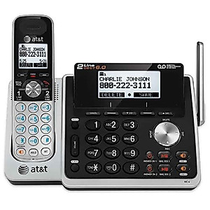 AT&T TL88102 + (2) TL88002 3 Handset Cordless Phone (2 Line) DECT 6.0…