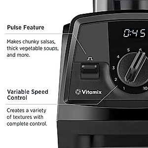 Vitamix Venturist V1200, Professional-Grade, 64 oz. -Container, Slate (Renewed Premium)
