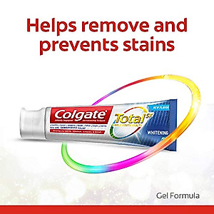 Colgate Total Whitening Toothpaste Gel, Mint, 3.3 Oz