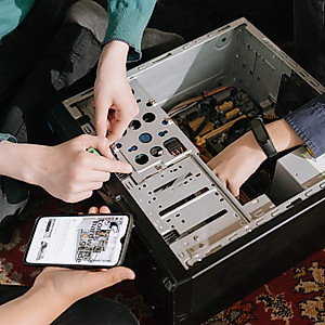 VAPKER 50PCS 6#-32x6 M3.5 PC Computer Case Thumbscrews Thumb Screws Silver Zinc for Hard Drive Computer Case Motherboard Fan Power Graphics