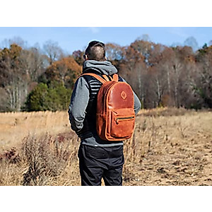 olpr. Leather Backpack (Chocolate)