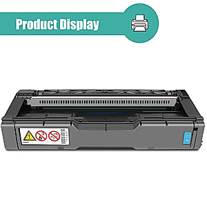 XNINJA Compatible High Yield MC250H Toner Cartridges for Ricoh 408336 408337 408338 408339 for M C250FW M C250FWB M C251FW P C301W P C311W Printer Magenta