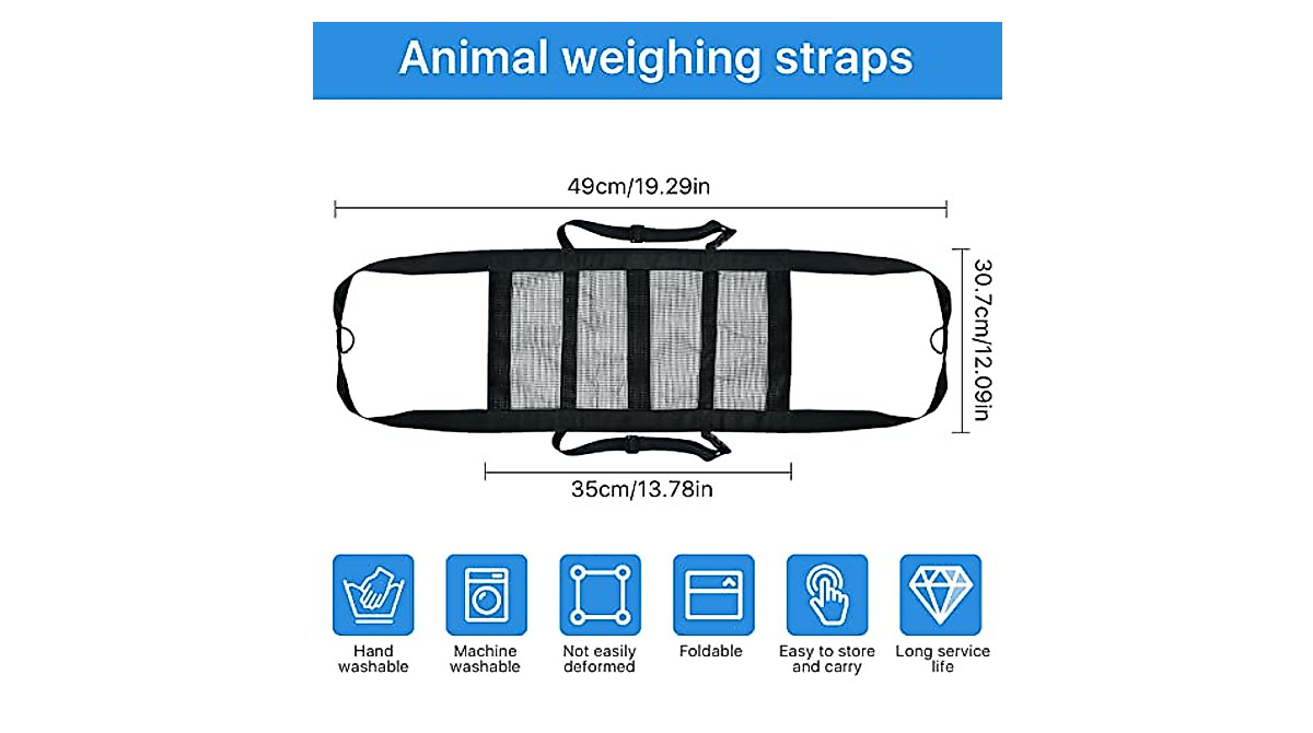 Calf Sling for Weighing Small Animals - Adjustable & Easy to Use