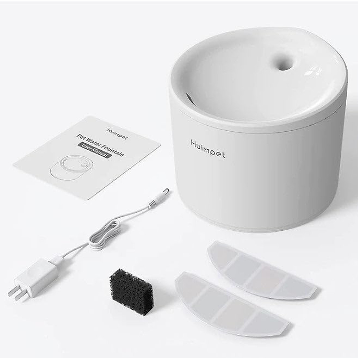 Automatic Pet Water Fountain 84oz/2.5L Cat Water Fountain Pet Water Bowl Drinking Dispenser Cat Feeding & Watering Supplies Animal with 2 Filters